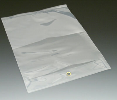 9-1/4" x 12" Polyethylene Envelope with Slit-Top Opening, Eyelet and ...