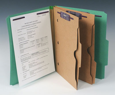 Smead Heavy Duty Partition Folder with 2 Pocket Dividers and 6 ...